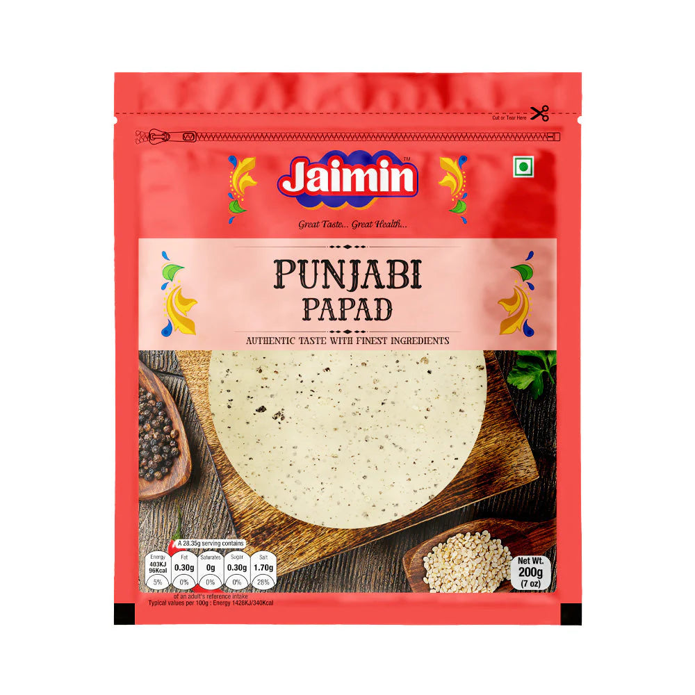 Jaimin Punjabi Papad 200g – Spicebazar